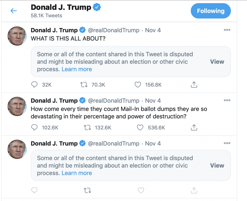 SILENCE! Twitter Censors Multiple Election Related Trump Posts | MRCTV SILENCE! Twitter Censors Multiple Election Related Trump Posts | MRCTV